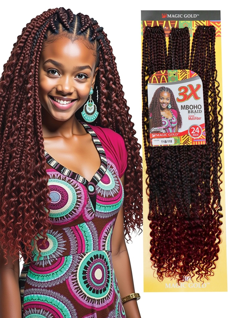 3X MBOHO Braid 24" | Magic BM Trading Co. Ltd.